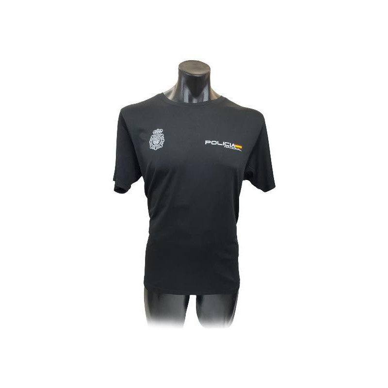 Camiseta técnica CNP delante/detrás | Ropa policía nacional