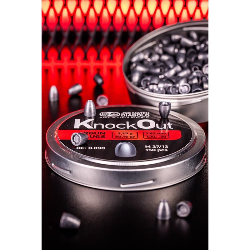 Balines JSB Knock Out Slugs 7,62mm | Balines aire comprimido